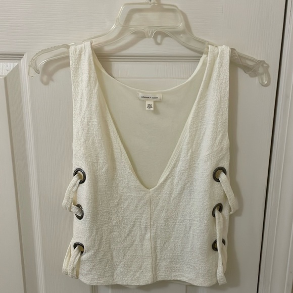 Urban Outfitters | Tops | Cream Open Sided Tank Perfect For Summer ...